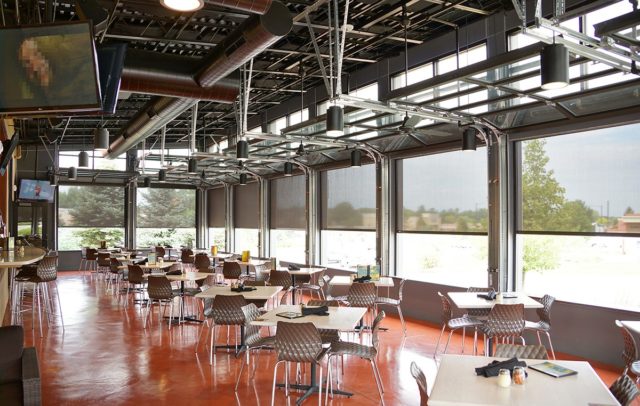 Restaurant Window Shades - Insolroll